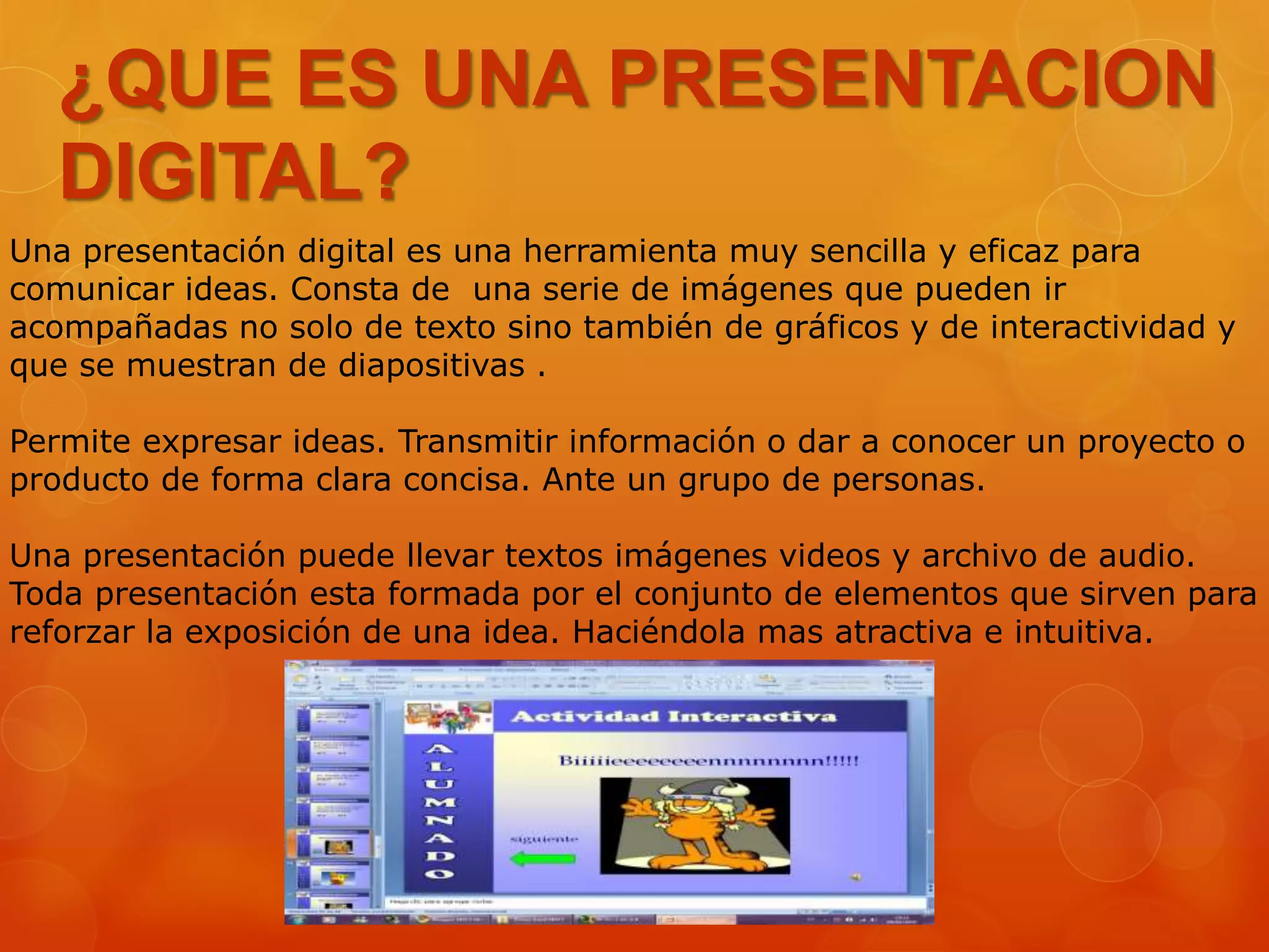 Presentaciones digitales | PPT