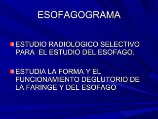 Presentacion esofagograma definitiva (2) | PPT