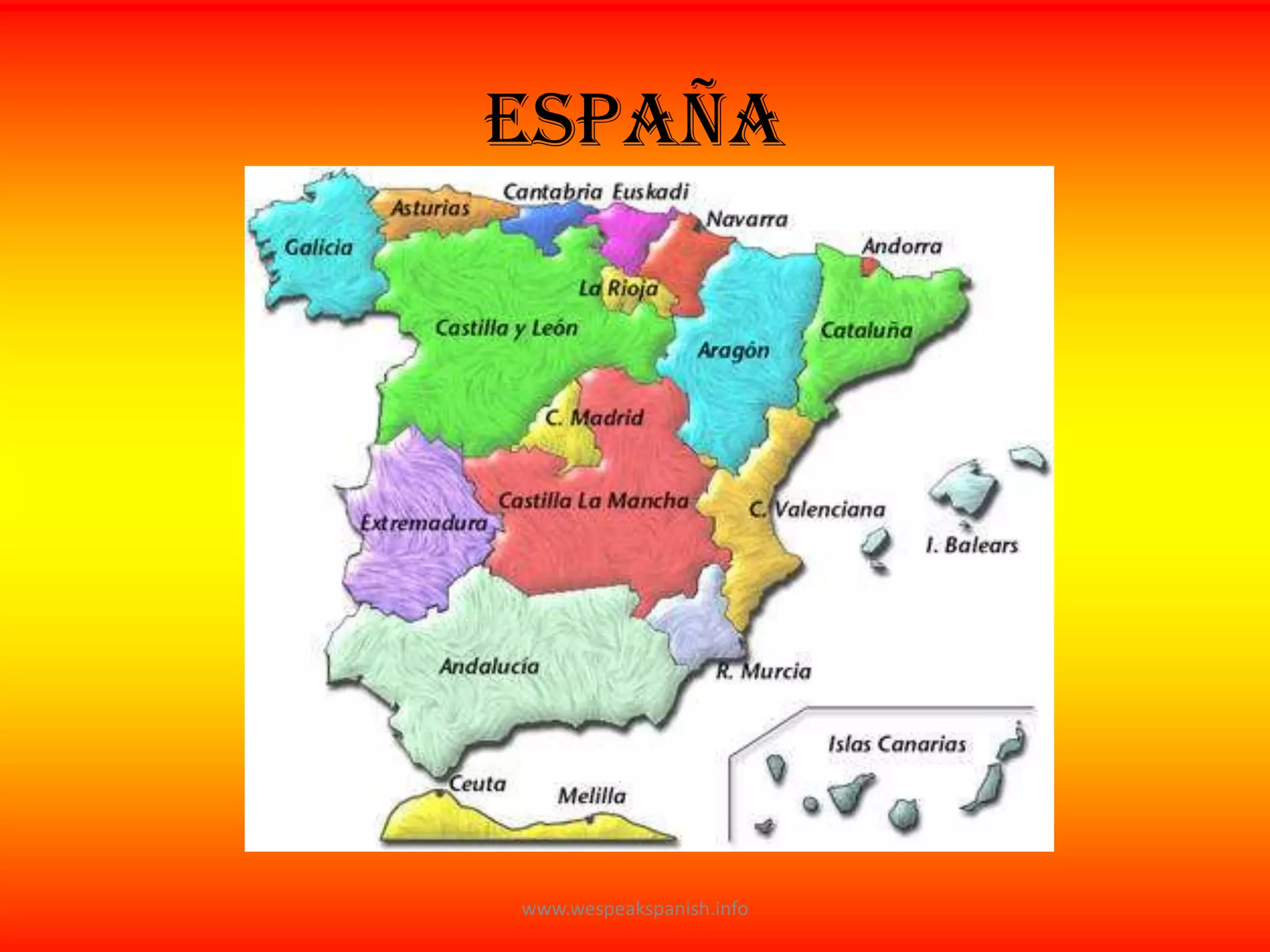 Presentación sobre España | PPTX