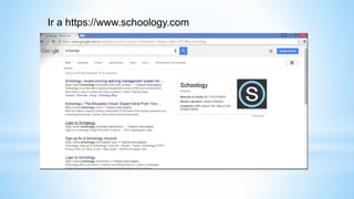 Presentaciones schoology | PPTX