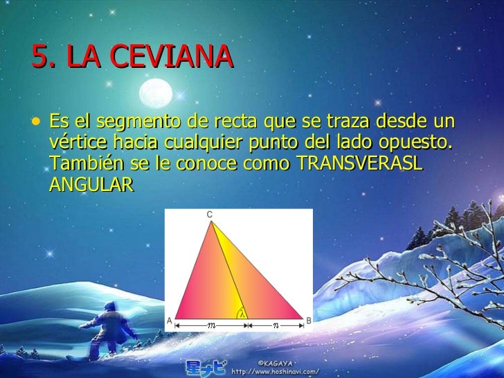 Lineas notables de un triángulo