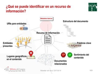 Modelo de enriquecimiento semántico de recursos de información | PPT