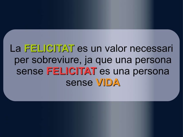 Presentacion; felicitat | ODP