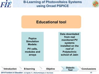 B-Learning of Photovoltaics Systems using Orcad PSPICE | PPT