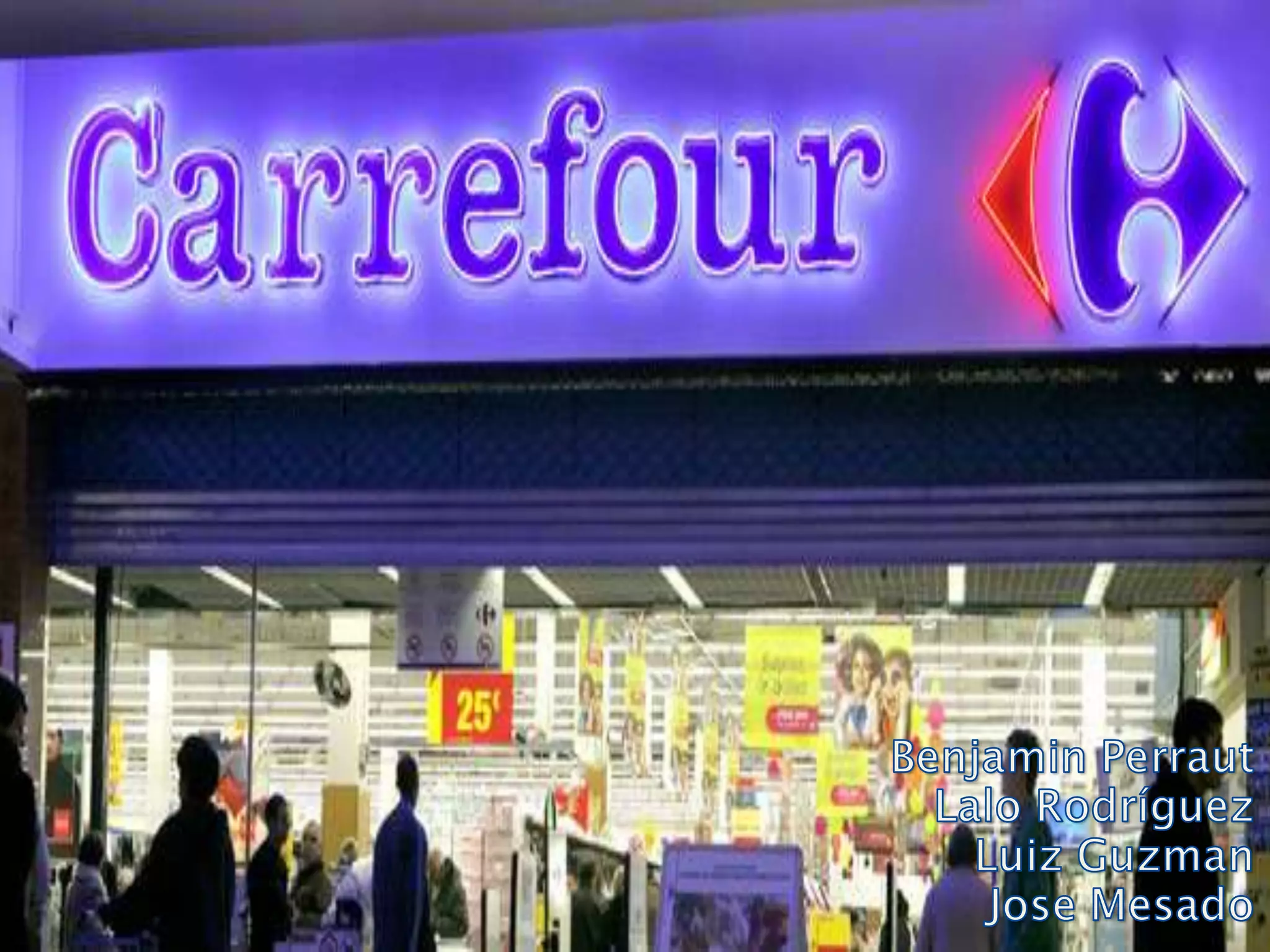 Carrefour Logistic Management | PPTX