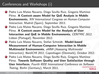 PhD Thesis Defense - Enhancing Software Quality and Quality of ...