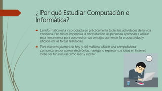 La Importancia de la Computación en la Educación | PPSX