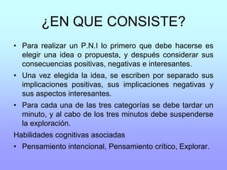 PNI, Cuadro Sinóptico y Diagrama de Flujo | PPT