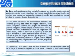 Cargas y Campo eléctrico | PPTX