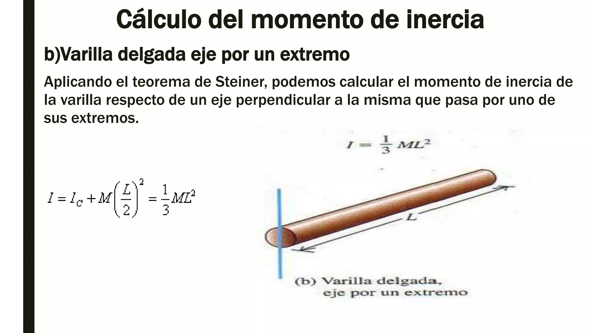 Momento de inercia de una distribucion continua de masa | PPT