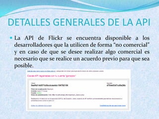 API Flickr | PPTX