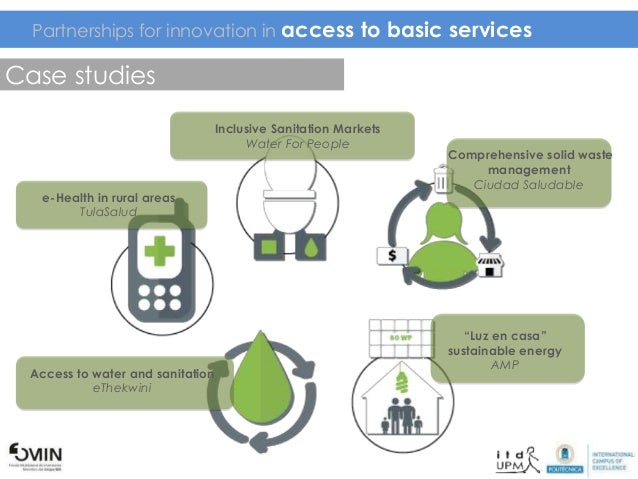 Partnerships for innovation in access to basic services. Five case s…
