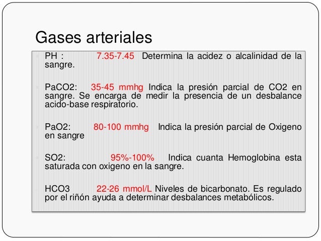 Presentacion gases arteriales , ph y equilibrio acido base