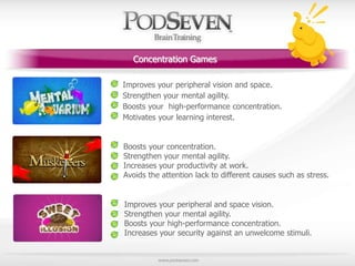 PodSeven Brain Gym | PPTX