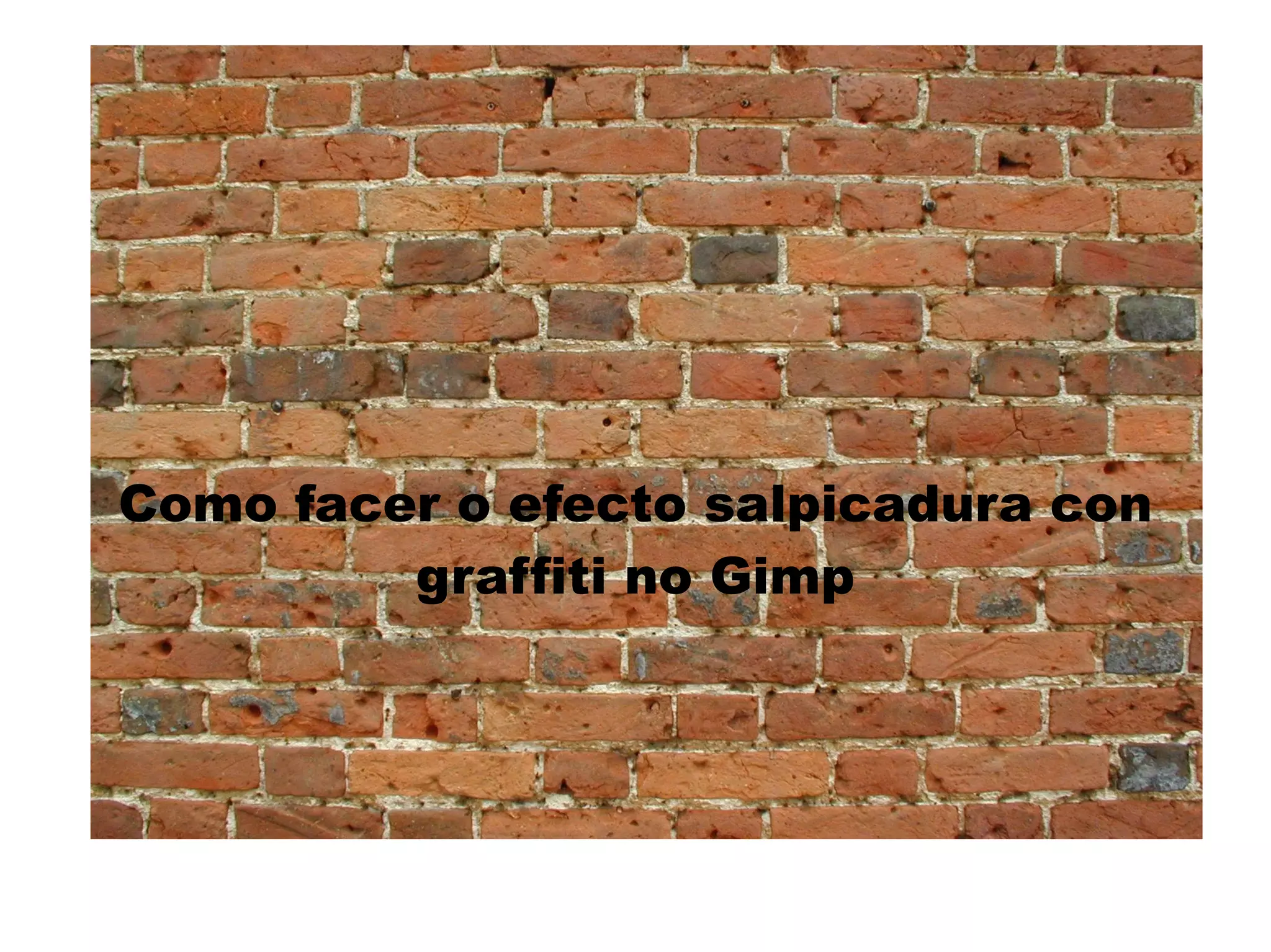 Presentacion graffiti gimp | ODP