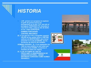 Presentacion guinea ecuatorial | PPT