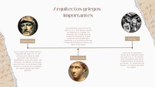 Presentación Arquitectura Grecia antigua | PDF