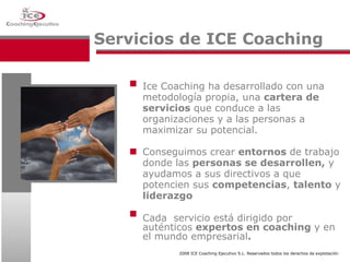 ICE Coaching Ejecutivo - Presentación de Servicios | PDF