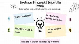 Upstanders Vs being a bystander SEL lesson! | PDF