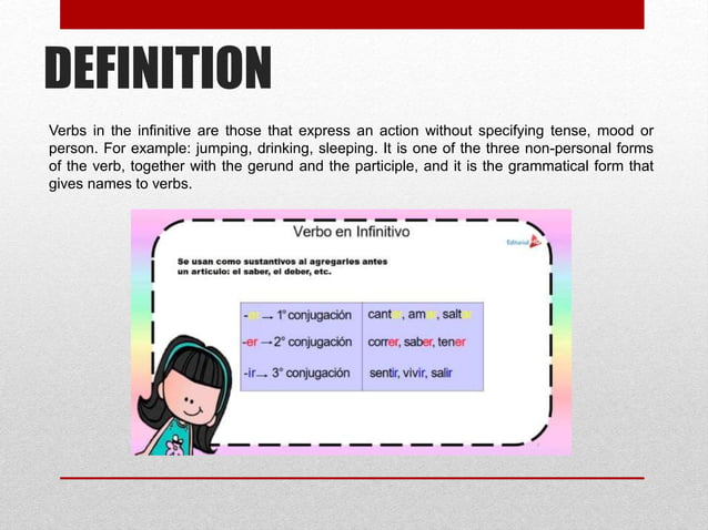 PRESENTACION INFINITIVE AND GERUNDS.pptx | Resume Writing and Advice ...