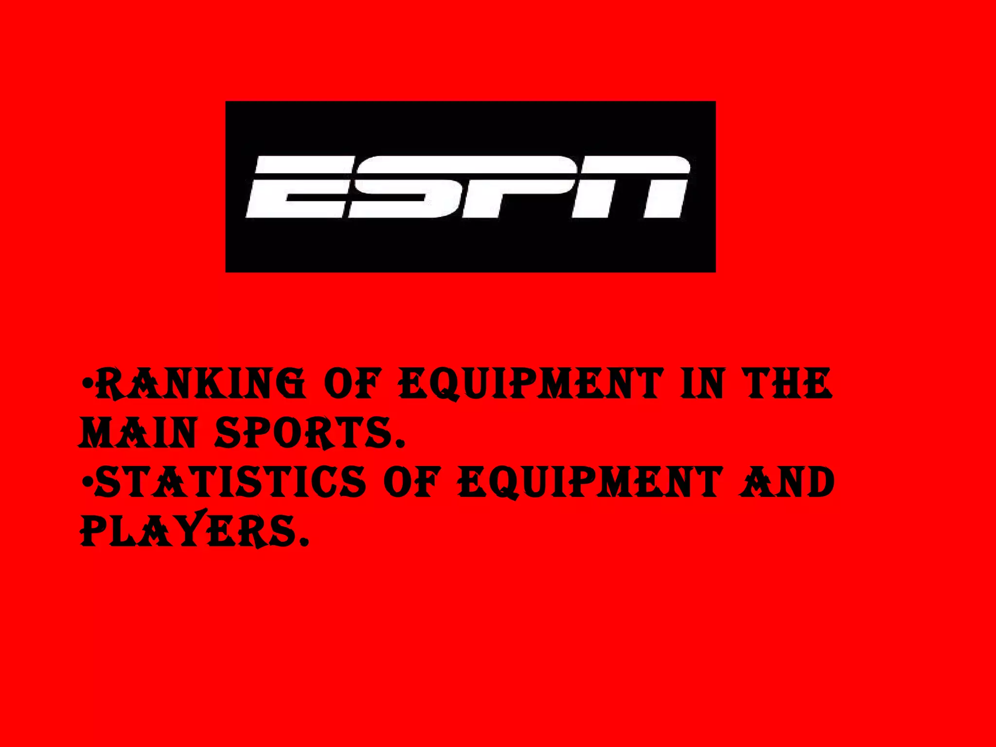 PRESENTATION ESPN | PPT