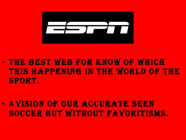 PRESENTATION ESPN | PPT