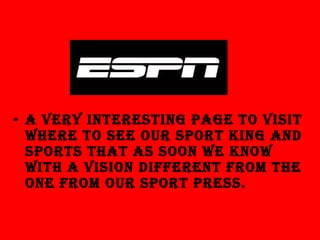 PRESENTATION ESPN | PPT