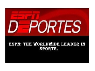 PRESENTATION ESPN | PPT
