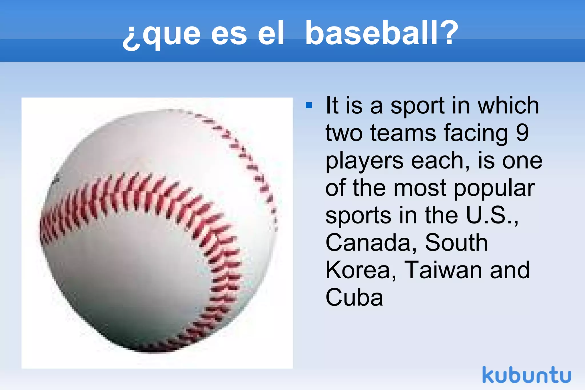 Presentacion ingles baseball antonio morales | ODP