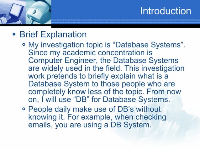 Database Systems Introduction (INTD-3535) | PPT Database Systems Introduction (INTD-3535) | PPT