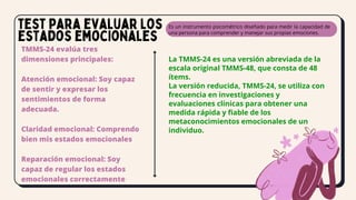 Presentación inteligencia emocional. Prueba de valoración emocional. | PDF