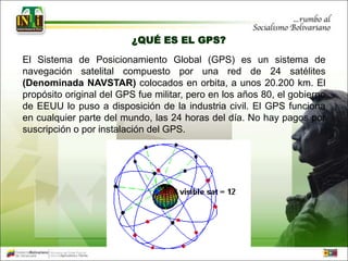 Presentación sobre Sistema GPS y Normas de Levantamiento de Poligonales ...