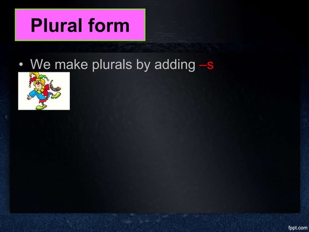 plurals | PPT