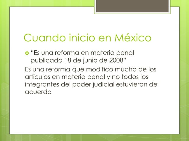 Presentacion Juicios Orales En Mexico Ppt