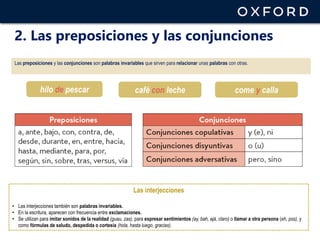 1 ESO - Unidad 8 - Presentación Palabras invariables.pptx