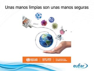 Lavado y sanitización e higiene de manos Eufar | PPTX