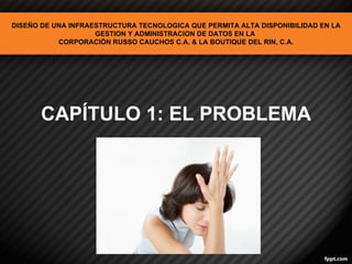 DISEÑO DE UNA INFRAESTRUCTURA TECNOLOGICA (IT) QUE PERMITA ALTA ...