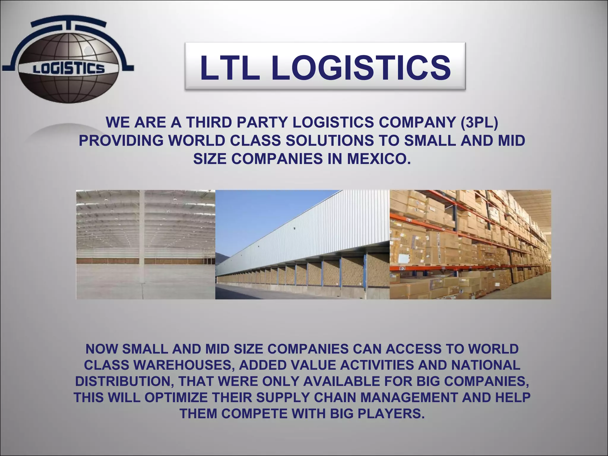3PL in Mexico, warehousing, distribution, labeling, kitting | PPT