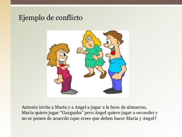 EJEMPLO DE CONFLICTO Y SU SOLUCION ️ Mentalidad Humana