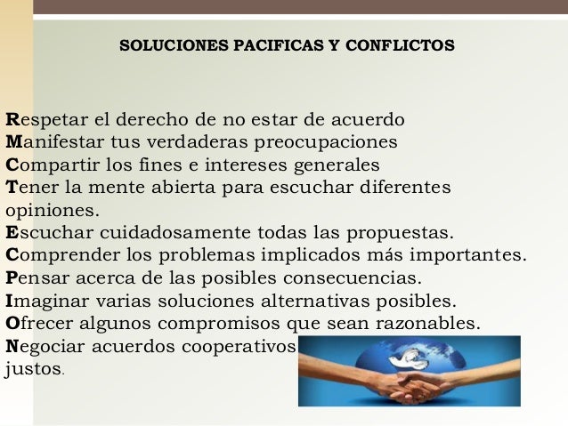 Presentacion manejo de conflictos