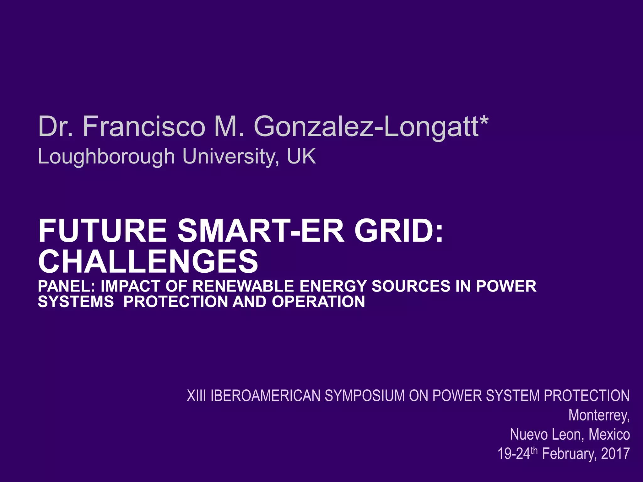 Future Smart-er Grid: Challenges | PPT