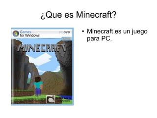Presentacion minecraft | ODP