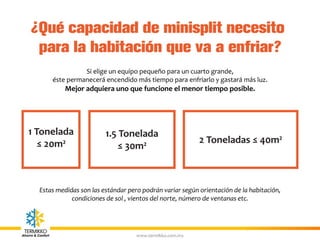 Medidas para instalar tu minisplit. | PPT