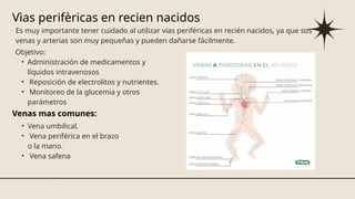 vias perifericas manejo y colocacion .pptx
