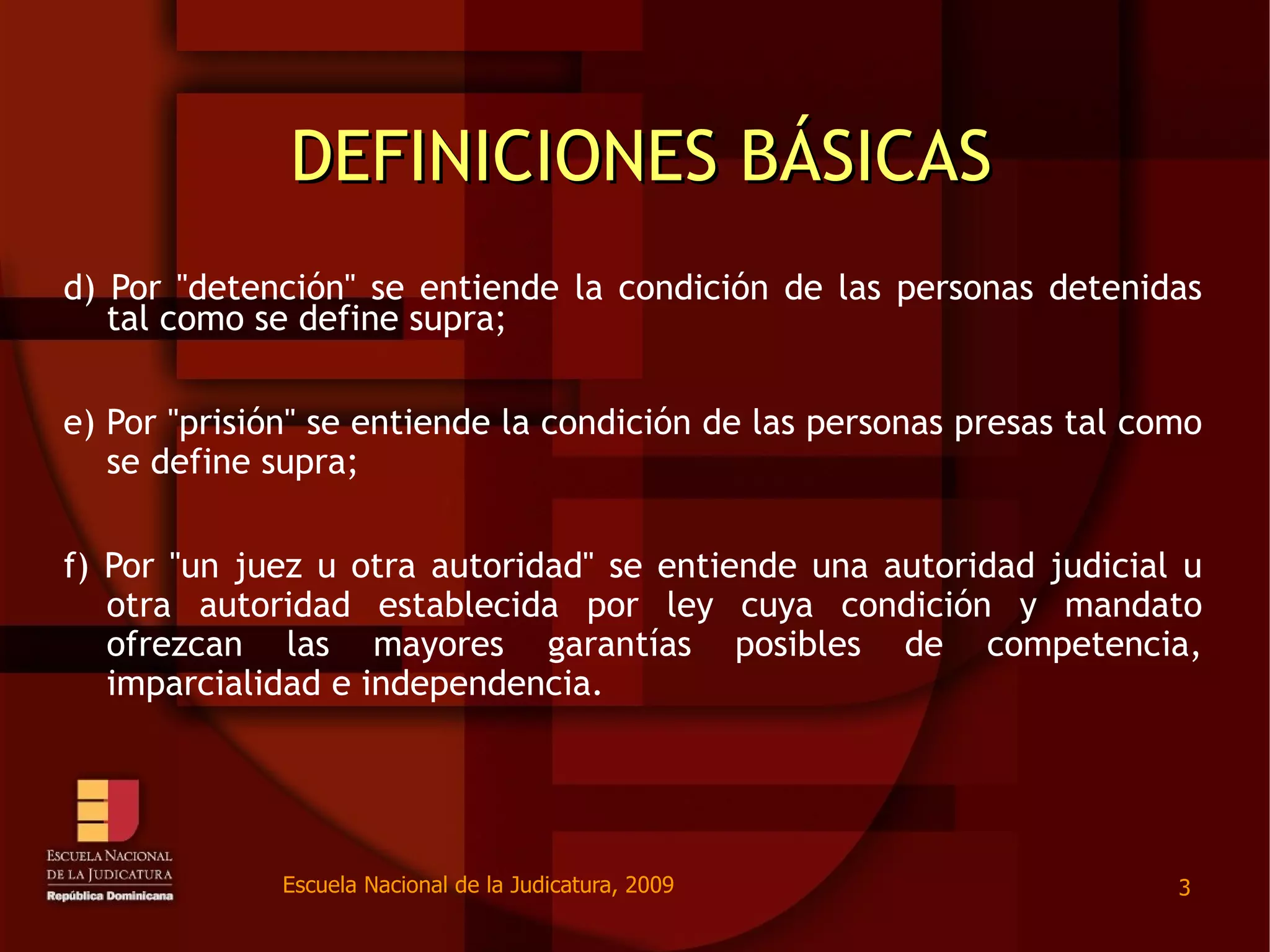 ENJ-3-200 Libertad Individual e Integridad Personal | PPT