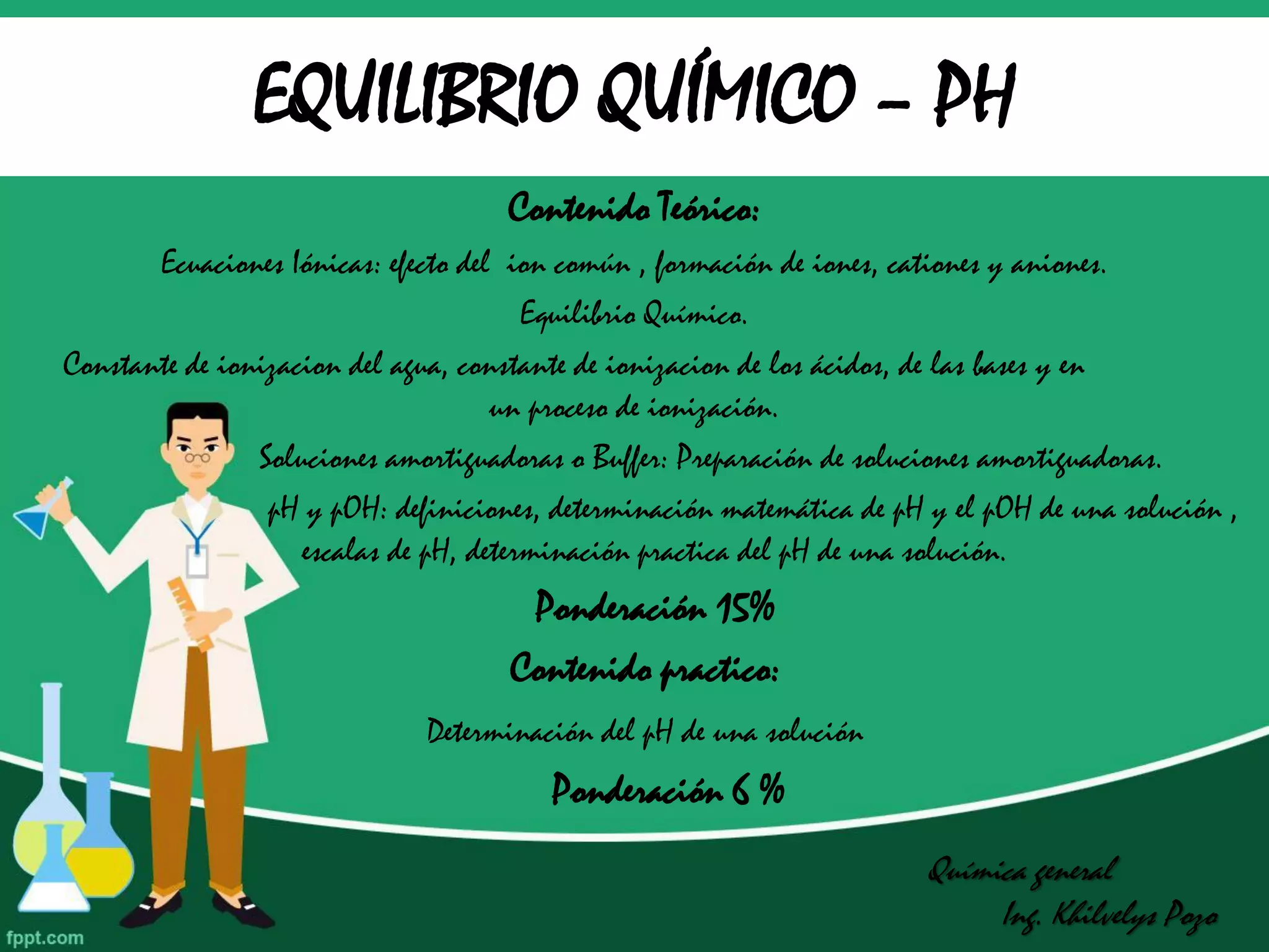 Equilibrio Quimico Ppt