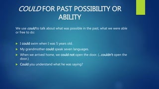 MODAL VERBS | PPTX