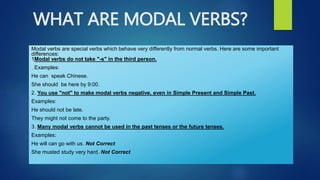 MODAL VERBS | PPTX