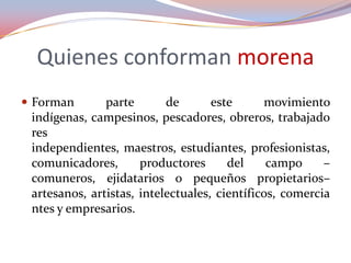 Presentación de MORENA A.C. | PPTX