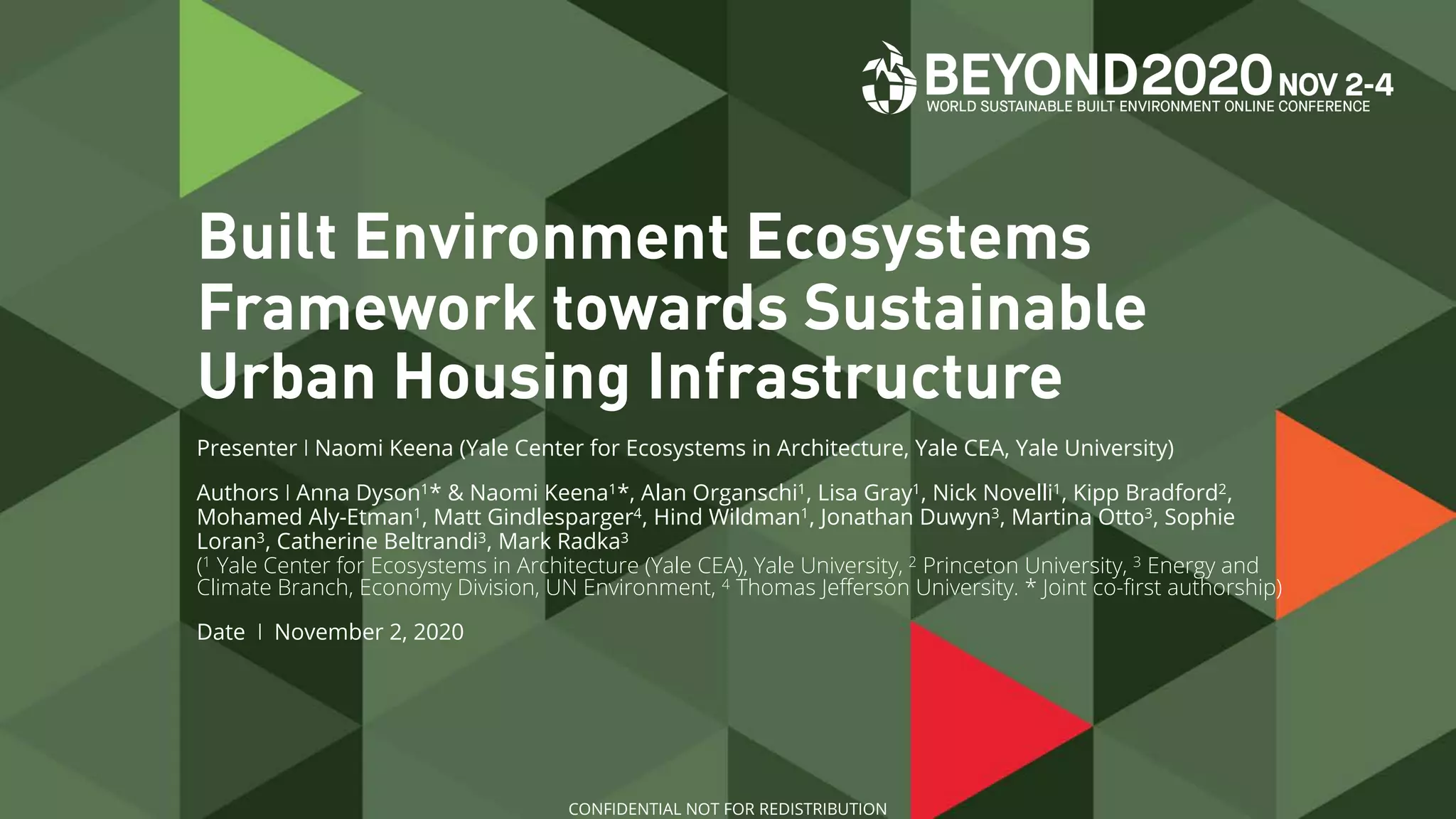 Built Environment Ecosystems | PDF
